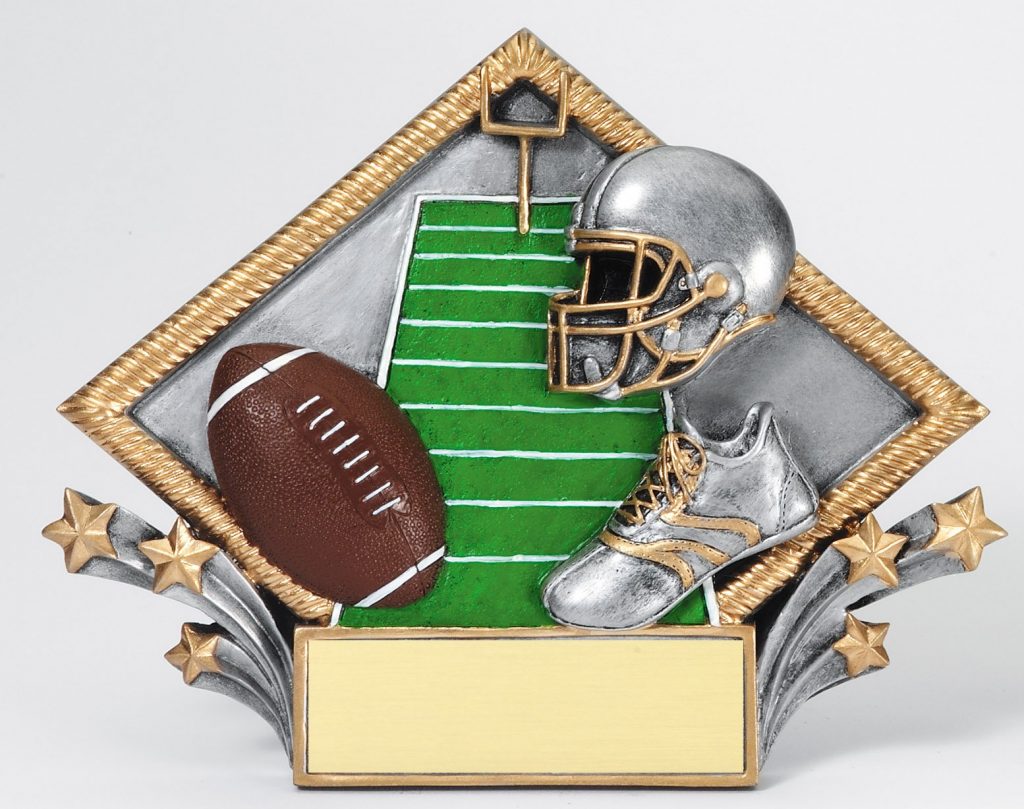 Custom Youth Football Trophies & Awards at Mission Awards