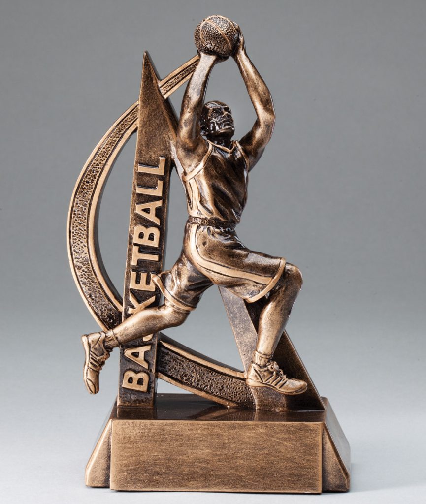 Custom Youth Basketball League Trophies at Mission Awards